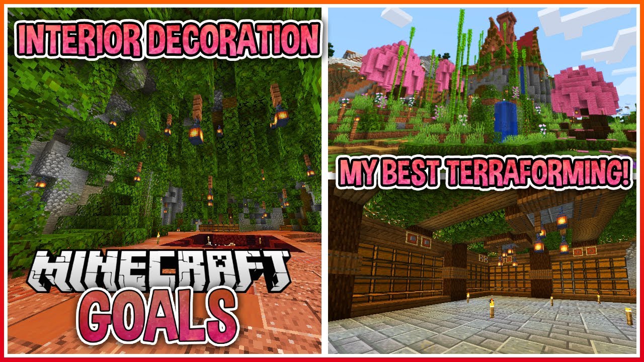Time to Decorate the Base! | Minecraft Goals Ep.13 - YouTube
