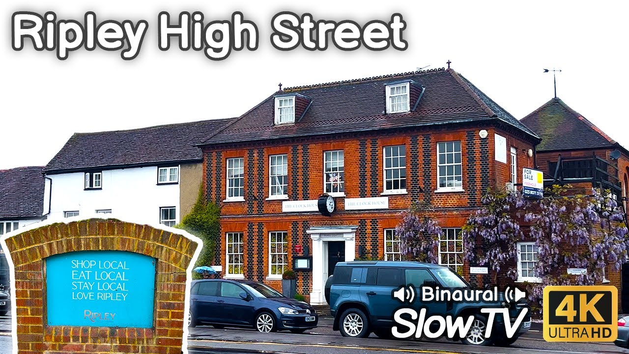 Walking The Whole of Ripley High Street - Slow TV - YouTube