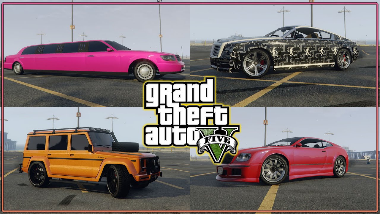 GTA V - All New RARE Luxury Car Spawn Locations in Story Mode (XBOX, PC ...