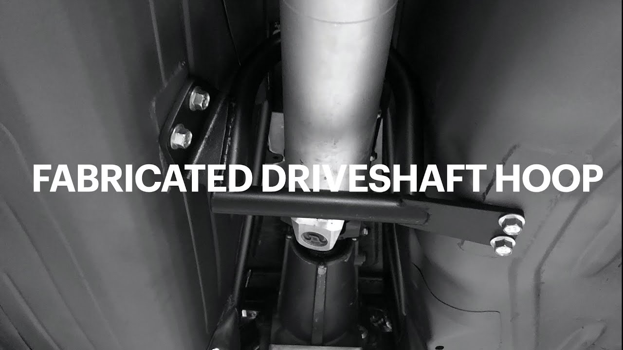 Formula Drift Mandated: Driveshaft hoop fab for the 2JZ S15 - YouTube