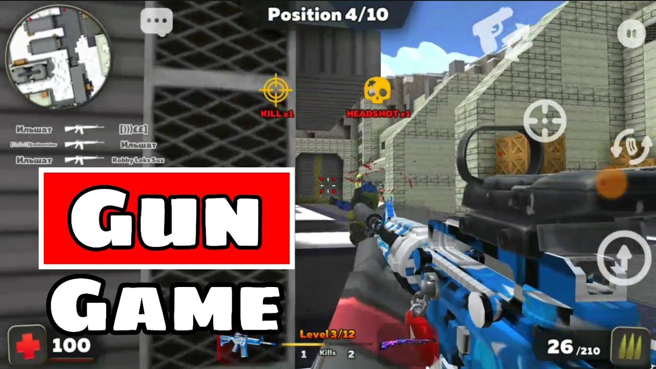 KUBOOM GUN GAME GAMEPLAY - YouTube