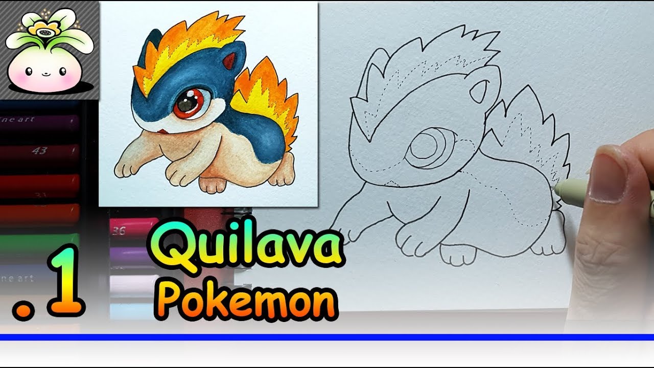 Quilava Drawing
