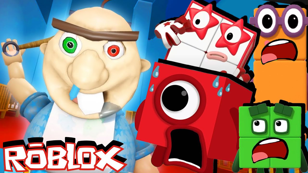 Numberblocks ESCAPE Baby Bobby Daycare in Roblox - YouTube