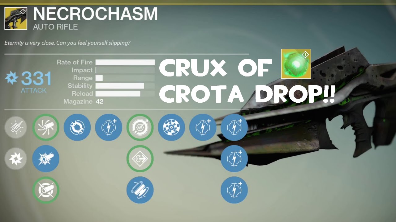 Crux of Crota Drop!! (Nechrocasm) - YouTube