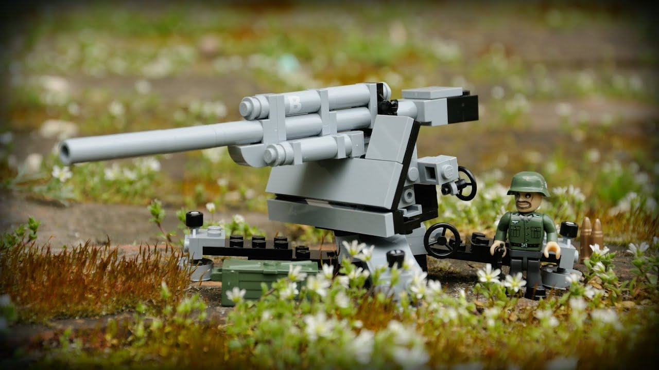 COBI Flak 36/37 8,8 cm (2343) - recenzja - YouTube