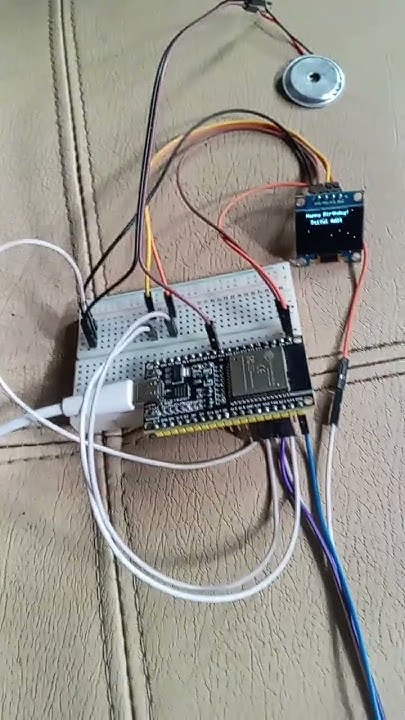 Happy Birthday Wish With Esp32 Arduinoproject Arduino Diy Esp32 Youtube 