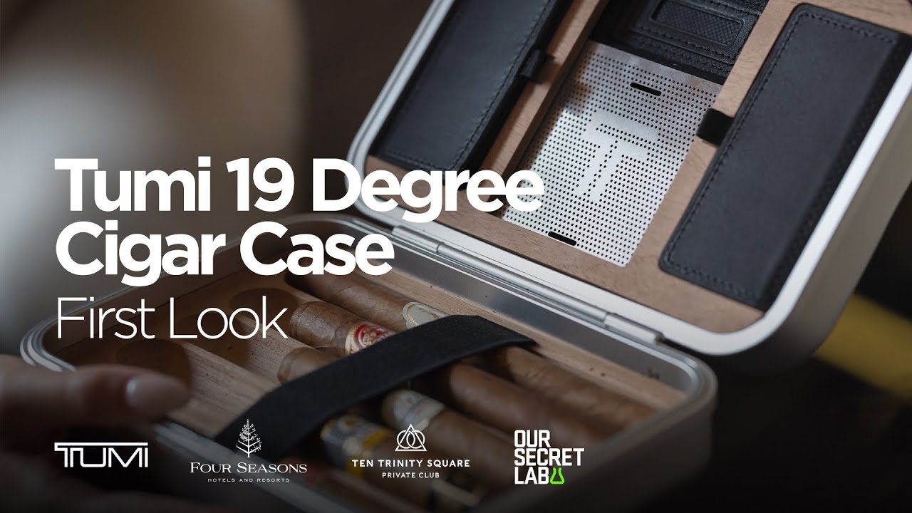 Tumi x Four Seasons x Ten Trinity // 19 Degree Cigar Case // First Look ...