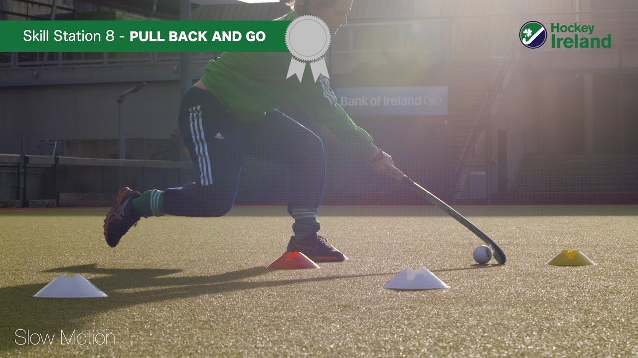Hockey Skills | Skill Station 8 Pull Back and Go - YouTube