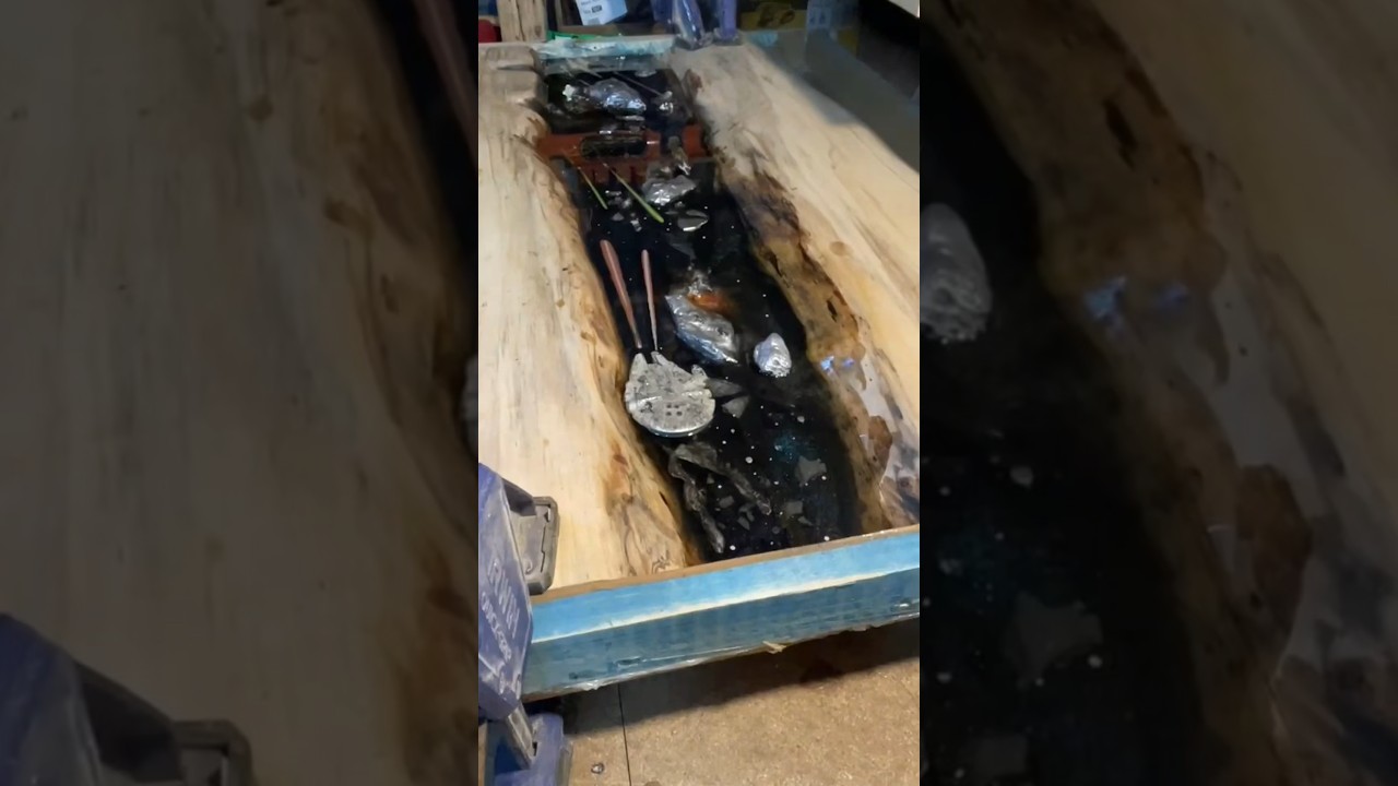 maybe the best star wars resin table so far . - YouTube