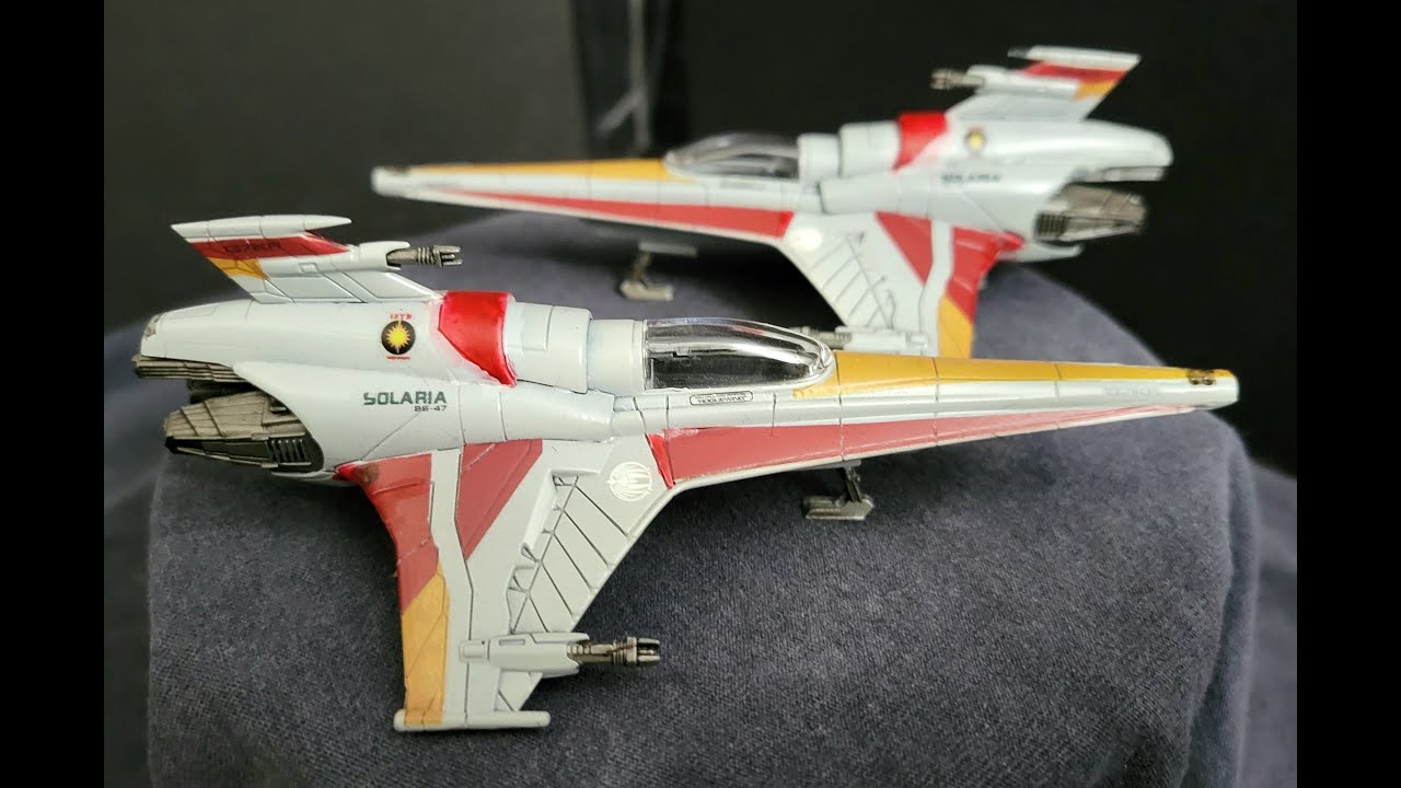 Battlestar Solaria Hangar Diorama Part 04-Mark VII Vipers - YouTube