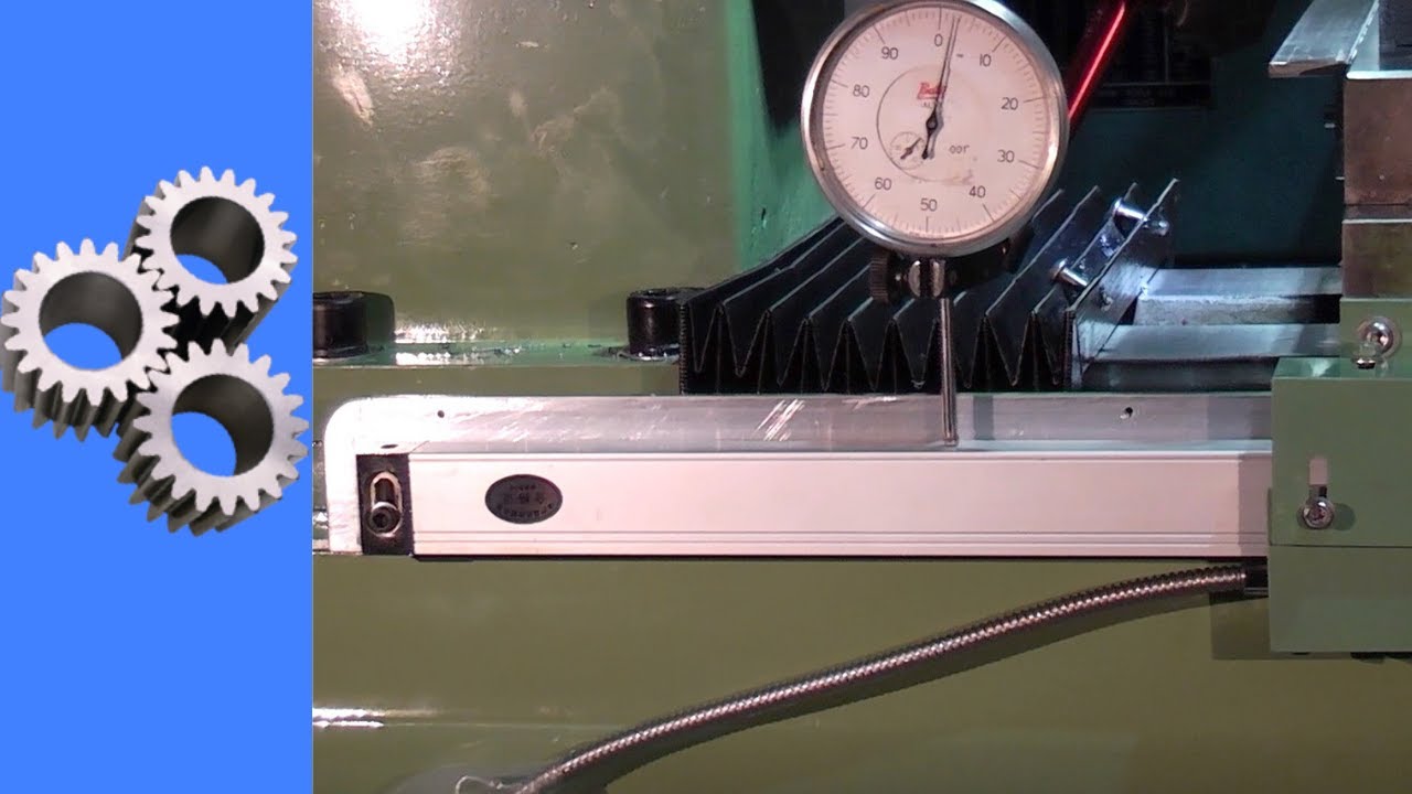 Fitting DRO scales and programming the display - YouTube