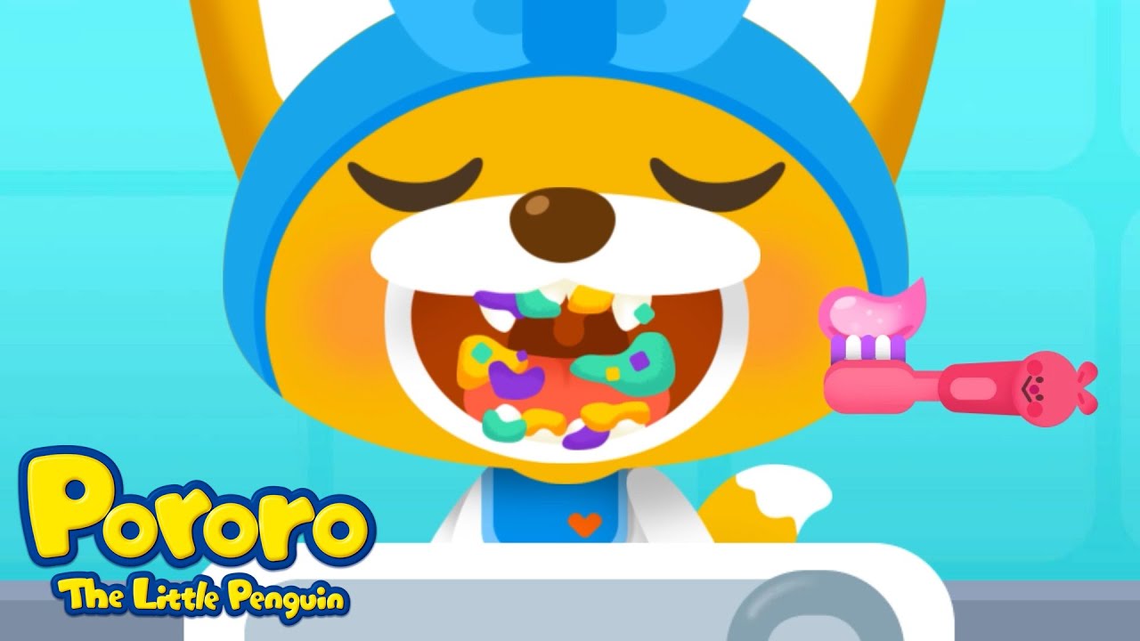 Tooth Brushing Time with Pororo | Taking care of Little Baby | Pororo ...