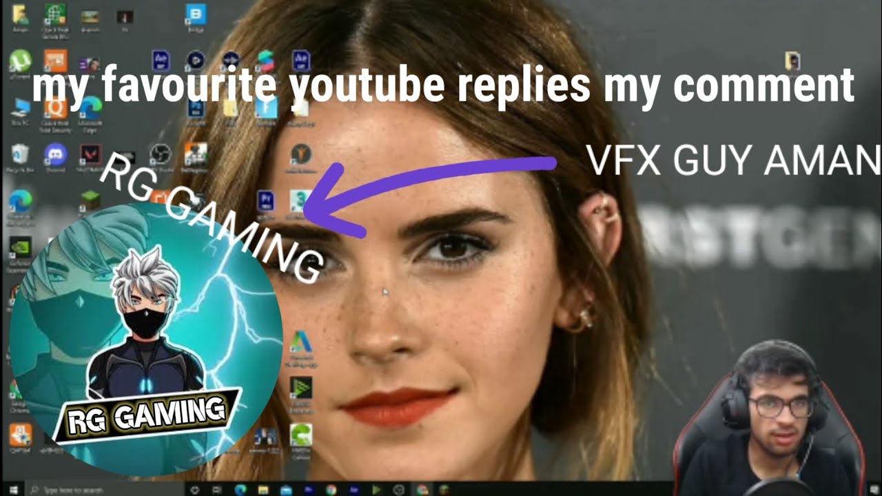 @VFX GUY AMAN Reply to me @RG Gaming 🧡💛💚💙💜🖤 - YouTube