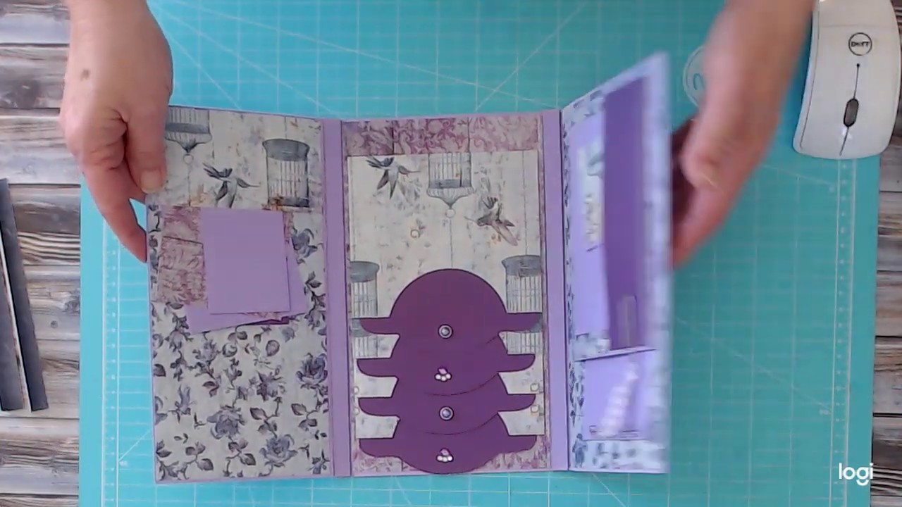 Easy, Quick Tri-Fold Folio My First Video - YouTube