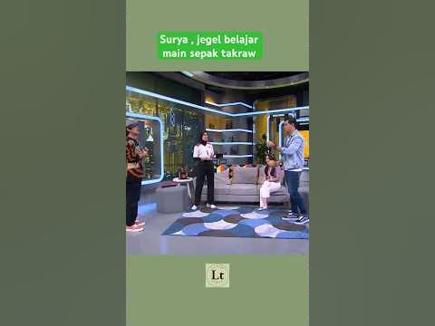 Surya , jegel belajar main sepak takraw.. #videoshort #eca #talkpod #indrajegel #suryainsomnia ...