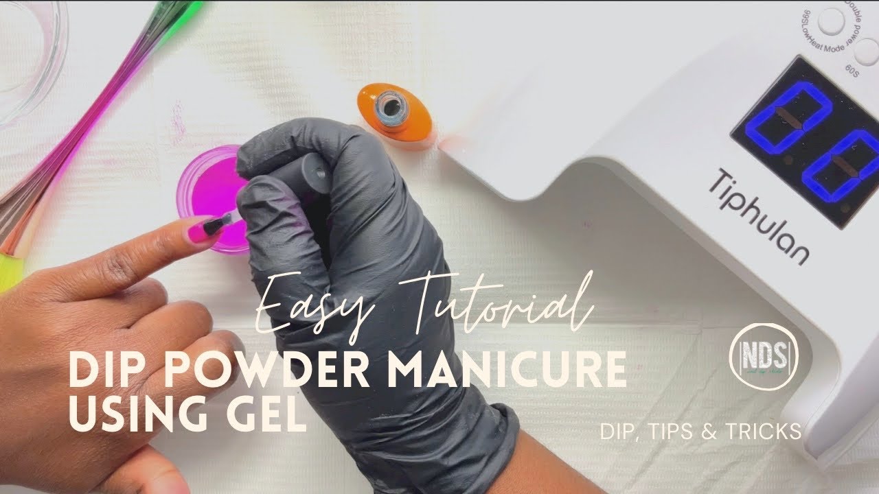Easy Tutorial : Dip Powder Manicure using Soft Gel! - YouTube