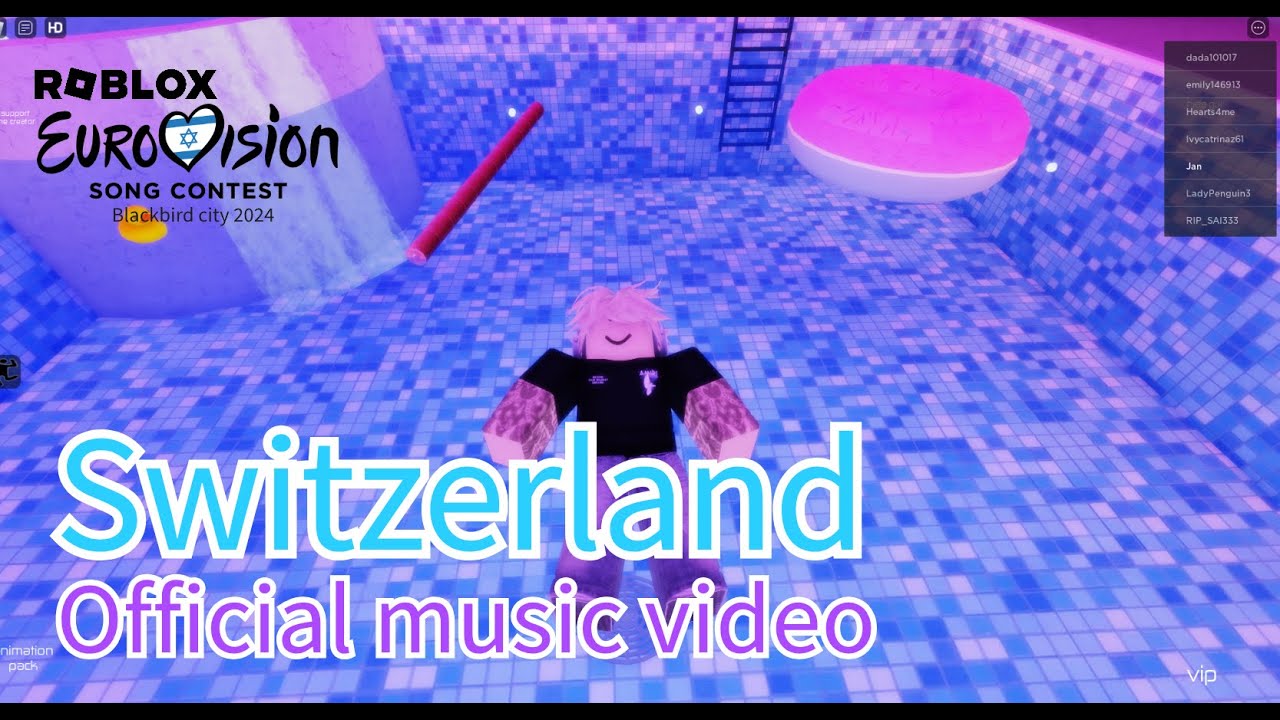 Nemo - The Code | Switzerland 🇨🇭 | Roblox Video | Roblox Eurovision ...