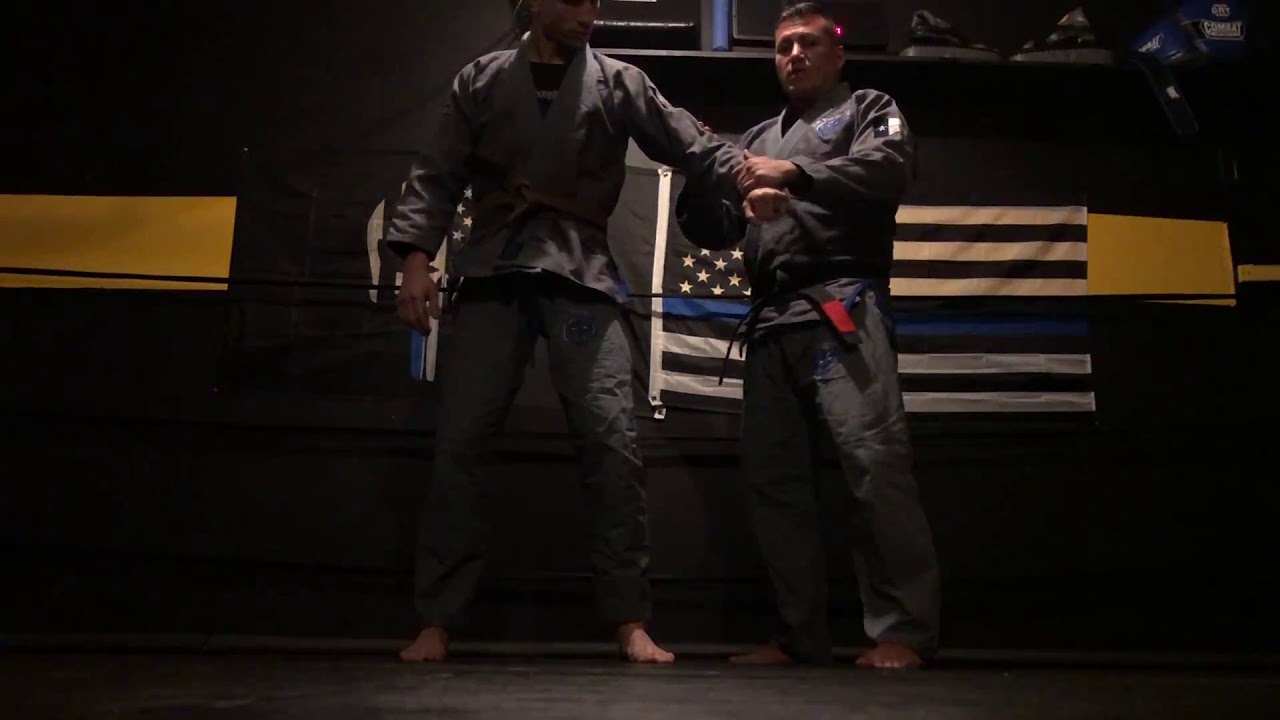 Russian Tie Straight Armbar Takedown - YouTube