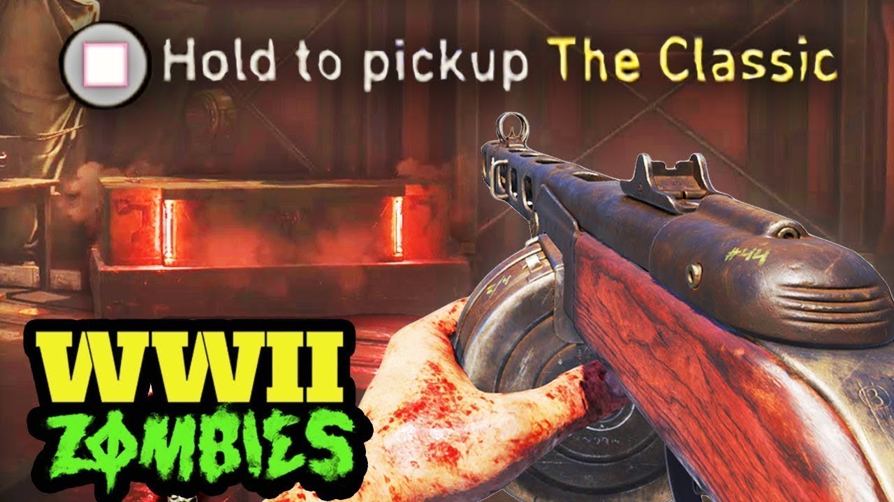 HOW TO UNLOCK 'THE CLASSIC' PPSH-41 (CALL OF DUTY WWII: ZOMBIES THE ...
