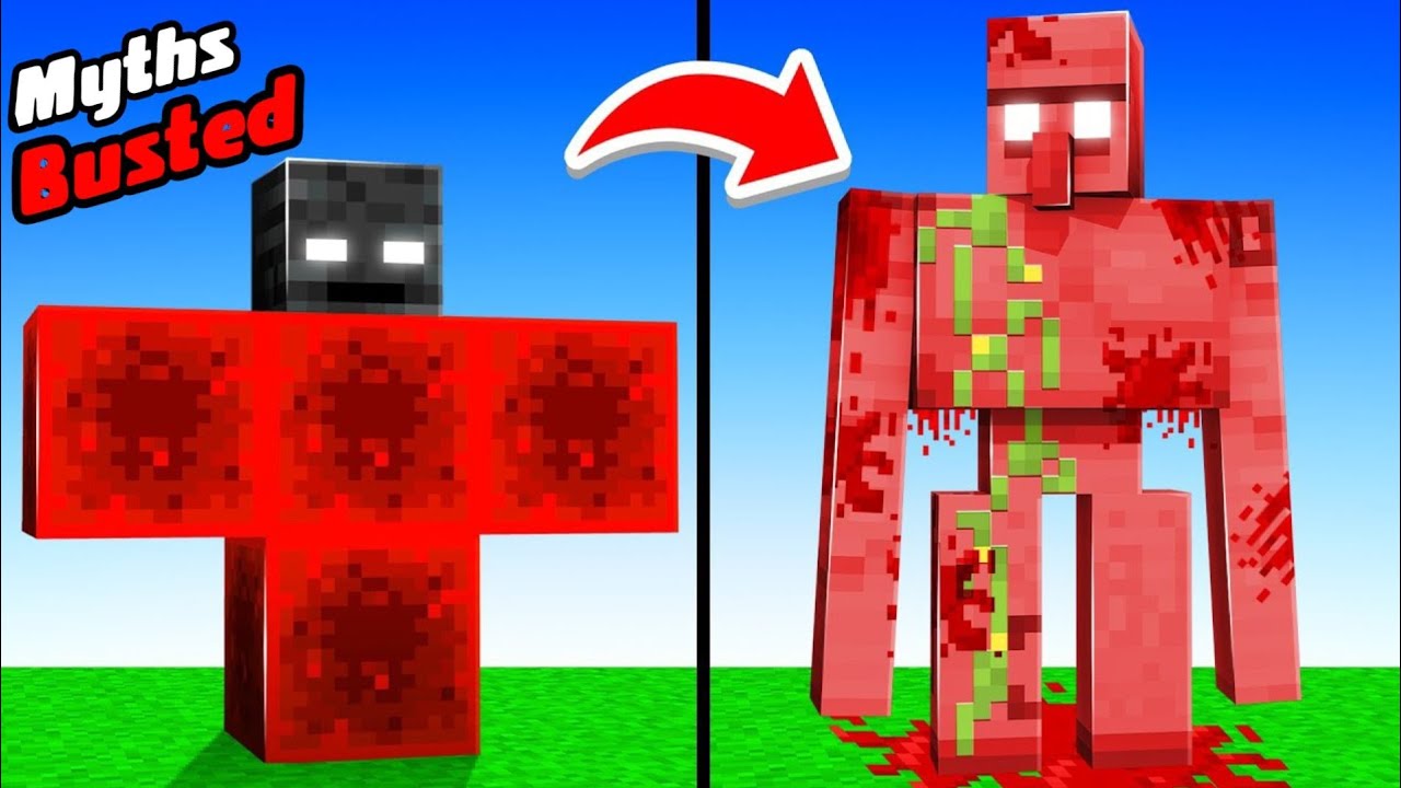 Busting 100 Rare Myths In Minecraft - YouTube