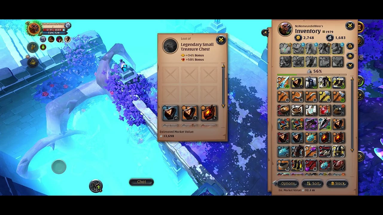 Albion online Knightfall Abbey legendary treasure chest and more - YouTube