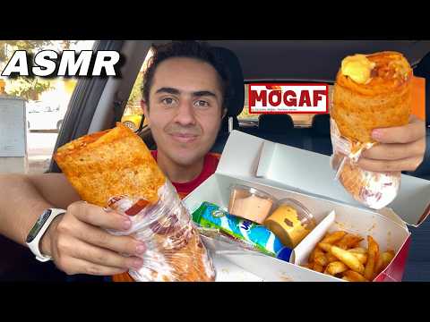 MOGAF TAVUK BURRİTO MENÜ ARABADA ASMR | TÜRKÇE MUKBANG