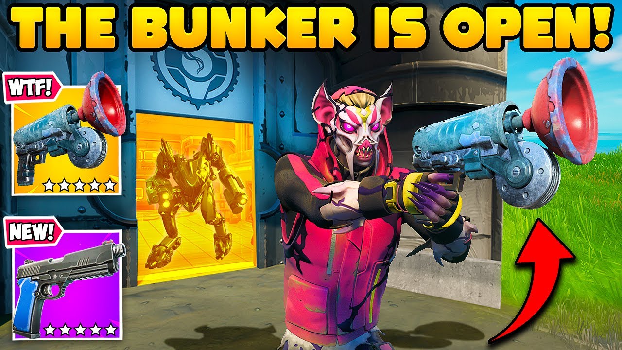 *NEW* FORTNITE BUNKER.. IS OPEN!! (Biggest Update EVER!) @BCCPlus - YouTube
