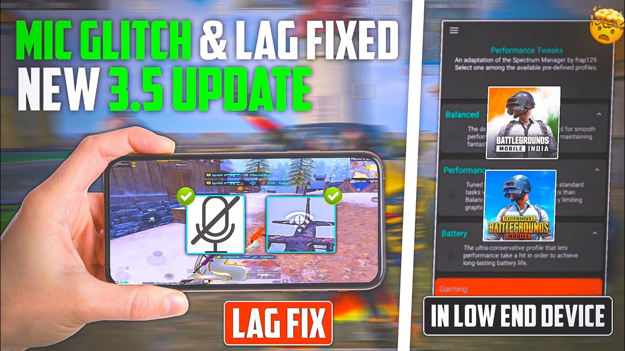 HIGH PING PROBLEM FIX IN BGMI | Mic Glitch And Server Issue In 3.5 ...