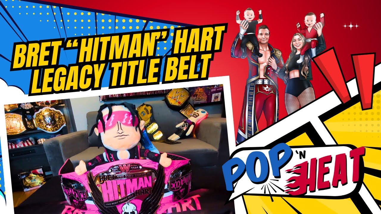Unbox The Bret "Hitman" Hart Legacy Title Belt with Pop 'n Heat! - YouTube