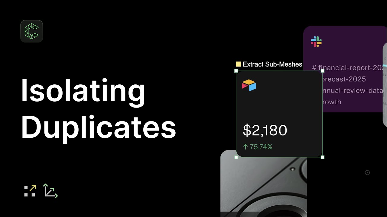 Isolating Duplicates & Depth Sorting in Cavalry | Extract Submeshes, 3D ...