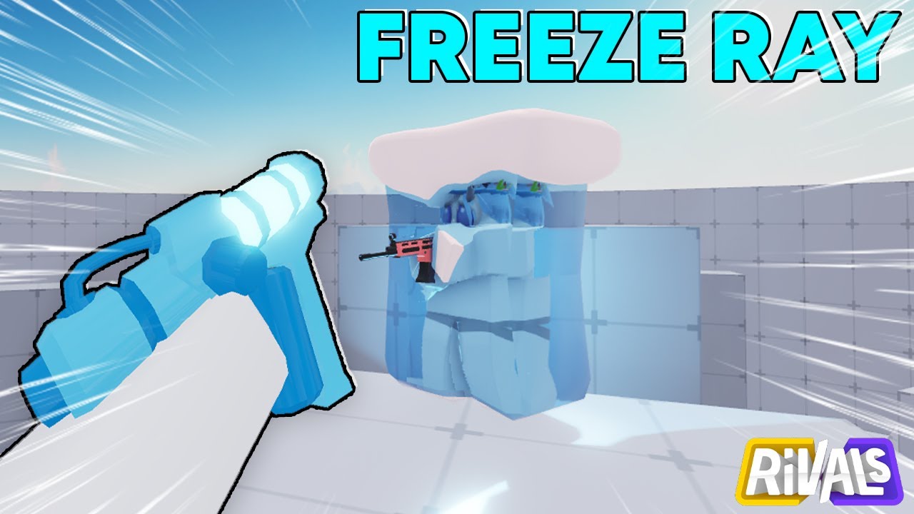 I Used The NEW Freeze Ray Gun EARLY In Rivals Roblox YouTube