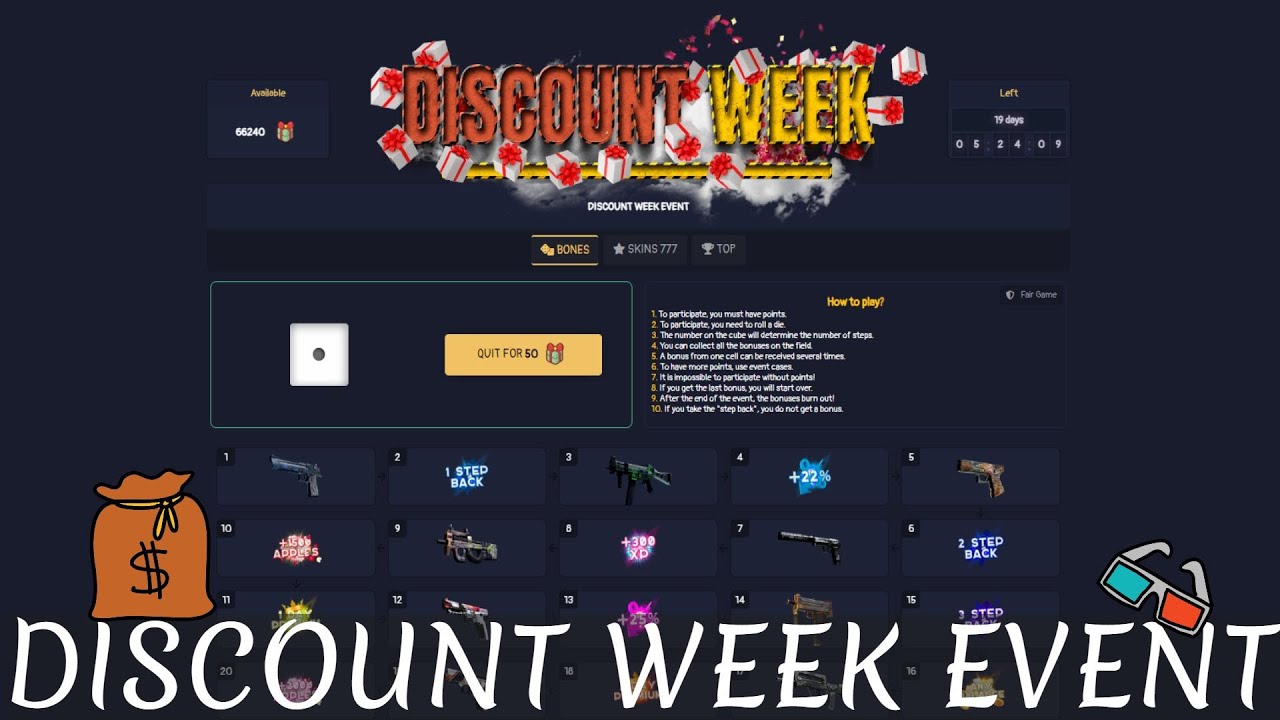 CS:GO DISCOUNT WEEK EVENT 2024! New skins from CS2, Open your first ...