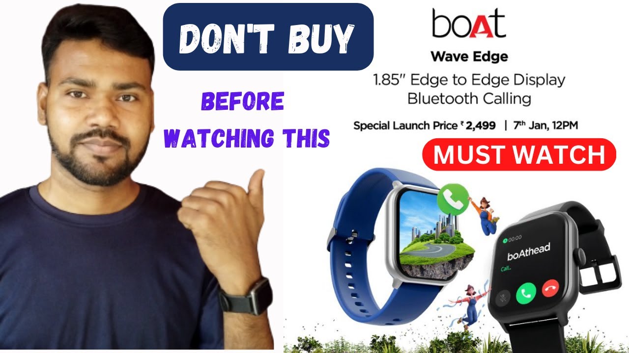 Boat Wave Edge Smart Watch ⌚ Boat Wave Edge Sale Price Features Details ...