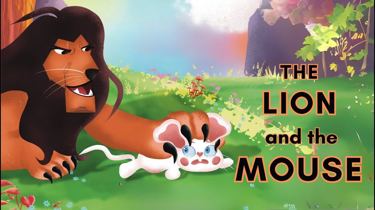 Story Time: The Lion and the Mouse (Aesop's Fables) | Blue Pop English ...