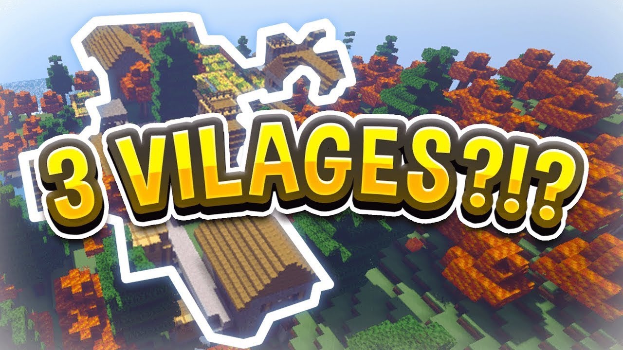 3 Different Villages!!!!!! Minecraft World (part 1) - YouTube
