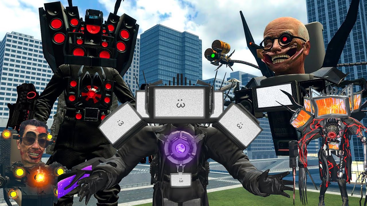 NEW CORRUPTED TITAN TV MAN SKIBIDI TOILET VS TITAN SPEAKERMAN AND OTHER ...