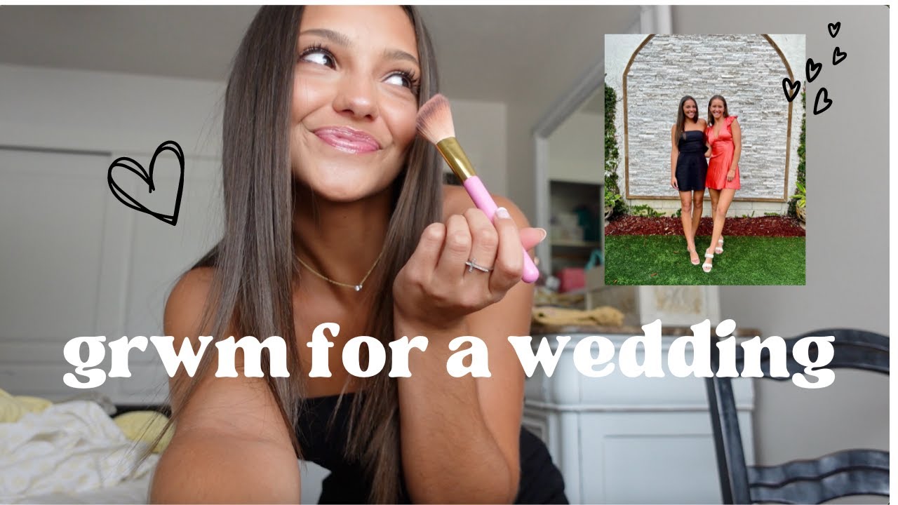 GRWM | wedding guest edition - YouTube
