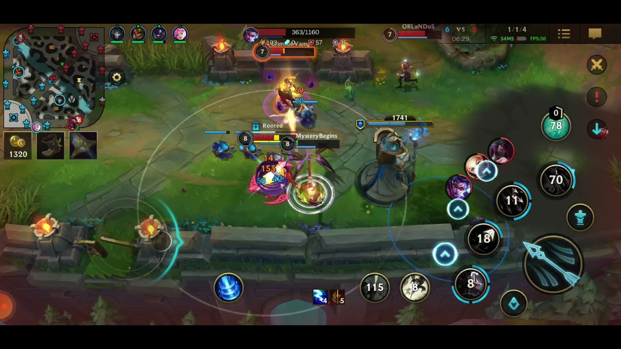 A Glorious Defeat|League of Legends-Wild Rift|Gameplay PVP Match. # ...