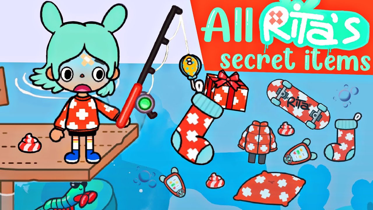 ALL RITA'S SECRET ITEMS IN TOCA LIFE WORLD 🌎 Toca Boca | LuckyToky ...