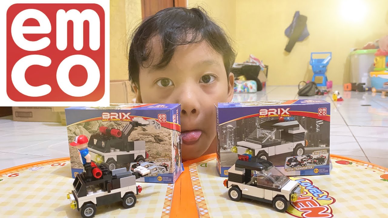 Merakit Emco Brix City Patrol dan Tow Truck - Lego 2020 - YouTube