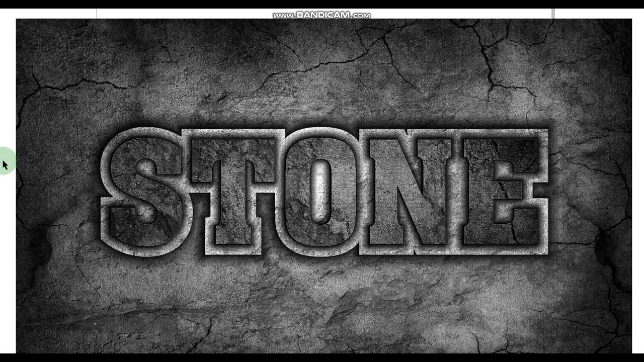 Stone Text Effect in Coreldraw - Ahsan Sabri - YouTube