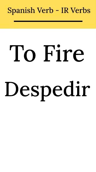 Learn How to Say the Verb "To Fire" in Spanish | #shorts #spanish - YouTube