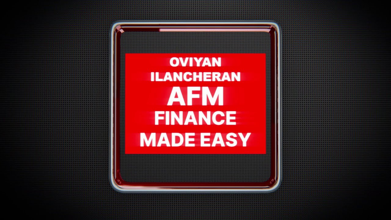 ACCA Dec 2020 AFM prize winner - YouTube