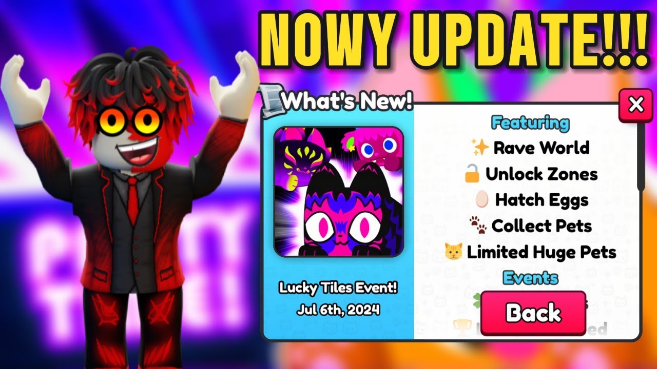 NOWY PARTY TIME UPDATE | PET SIMULATOR 99 - YouTube