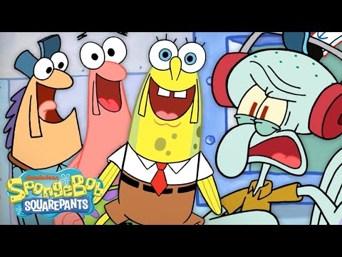 SpongeBob and Patrick Turn into Anchovies! | \