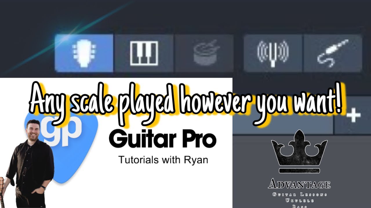 Guitar Pro Tutorial 8 | Fretboard View and Scales | Dorian Mode - YouTube