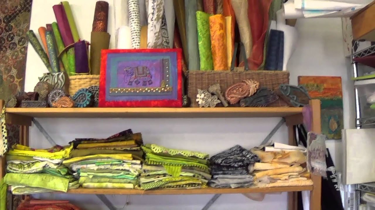 Liz Kettle Textile Studio Tour - YouTube