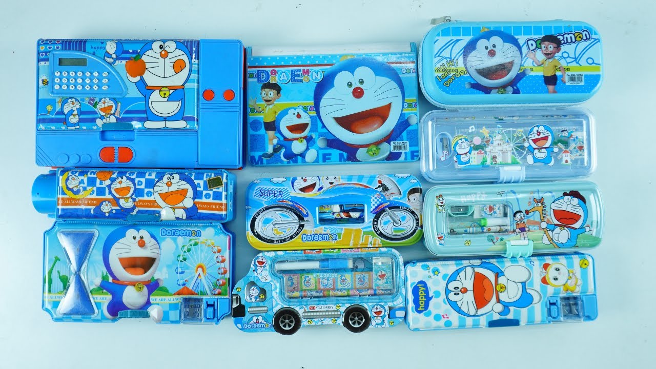New Pencil Box Doraemon Collection - YouTube