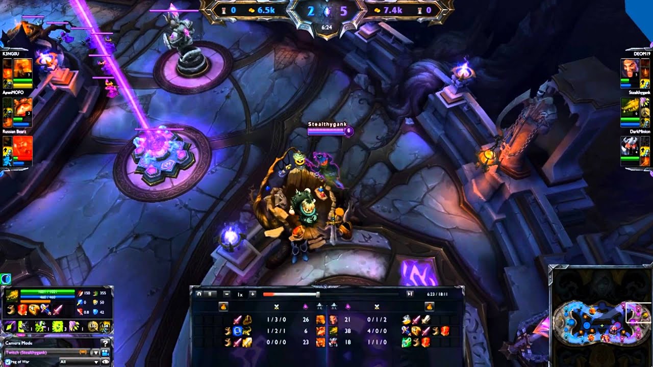 league of legends playing twitch in 3v3 - YouTube