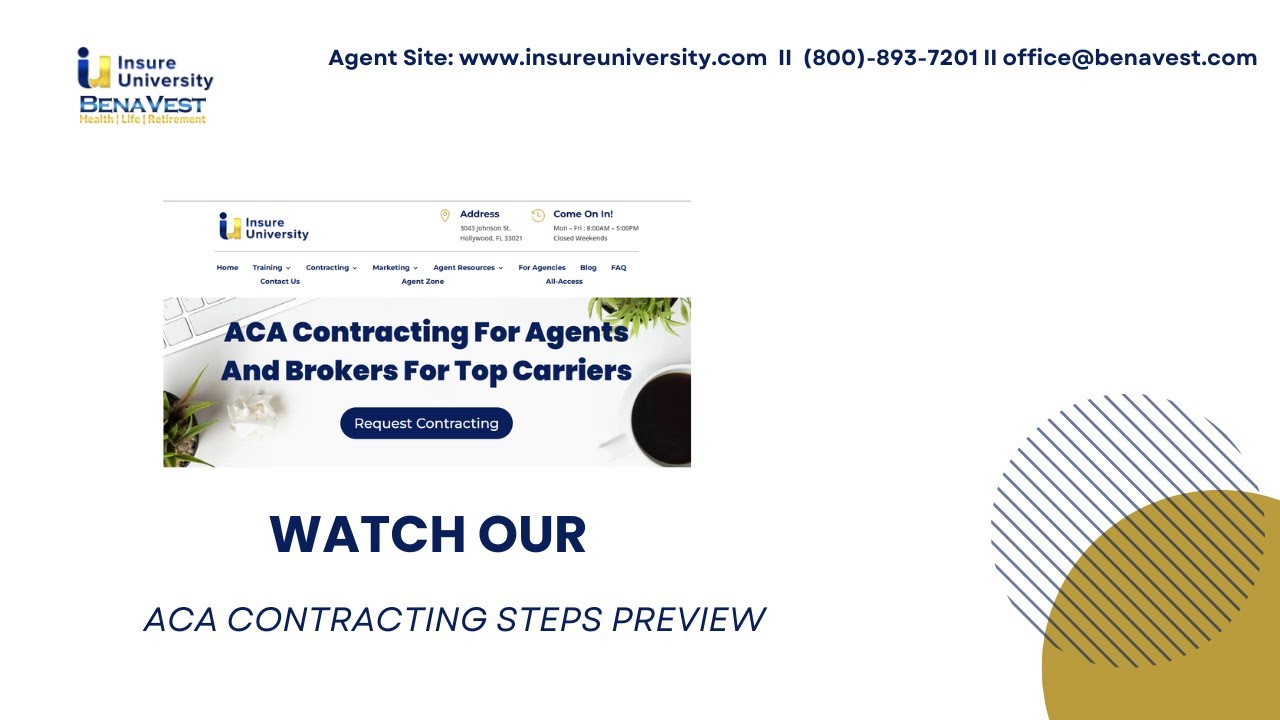 ACA Contracting Steps - YouTube